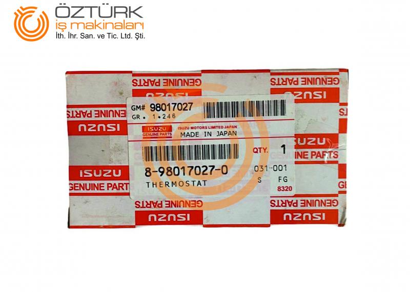 Isuzu 4Jj1 Thermostat - Isuzu - 8-98017027-2 | Ozturk